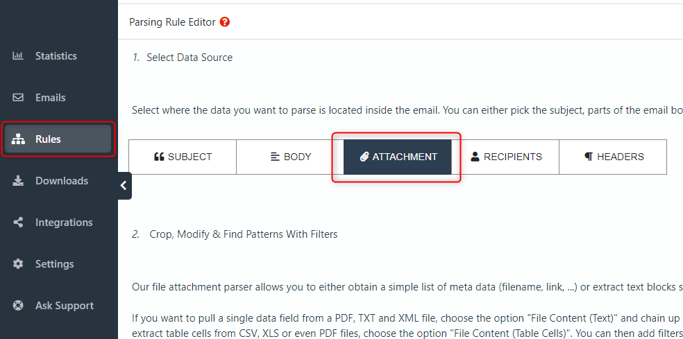 Can I parse data from DOCX attachments? – Mailparser