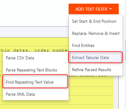 Can I extract repeating text values? – Mailparser
